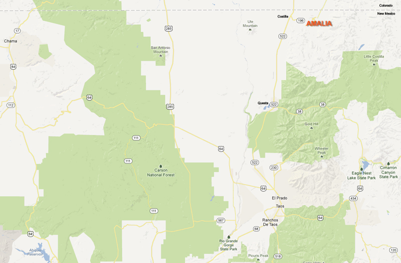 Find Us! | Amalia, New Mexico